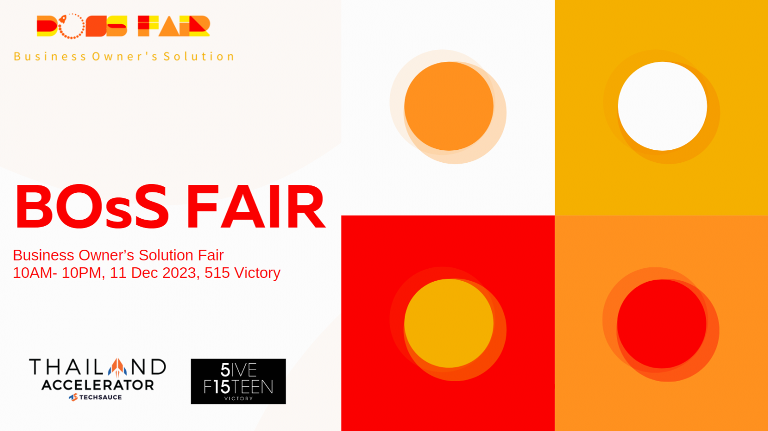BOsS Fair (Business Owner's Solution Fair) - iNT Mahidol